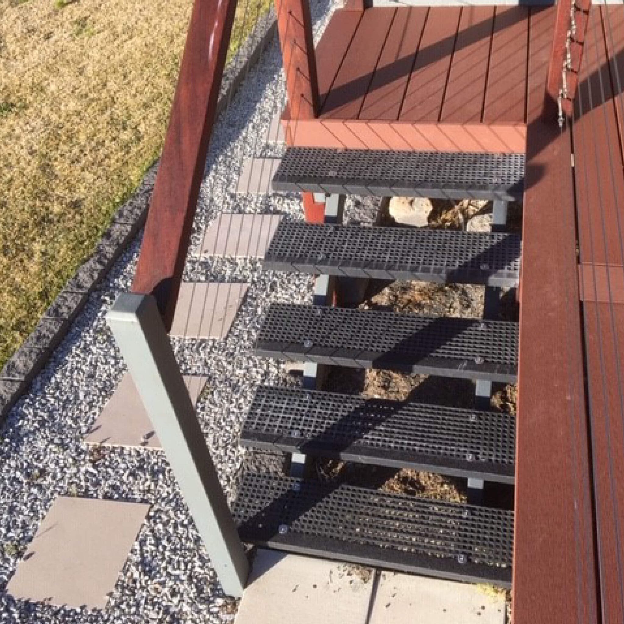 19 x 19 Mini Mesh Stair Treads - GRP Australia