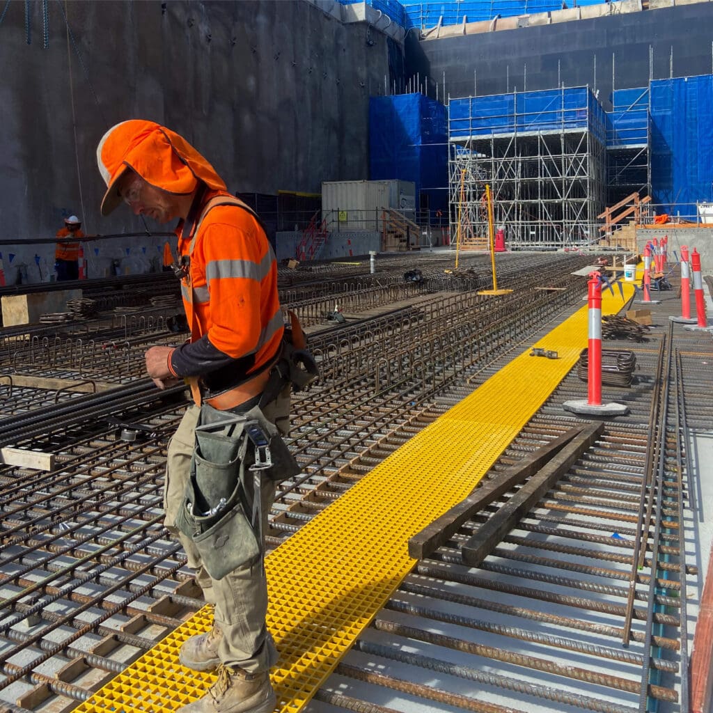 38x38 Roof Access Grating - GRP Australia